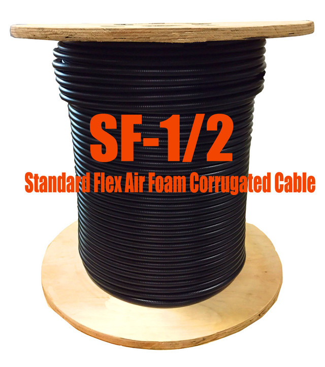 Standard Flex 50 Ohm Coax Cable Bulk 500' Reel (Compare to LDF4-50A -1/ ...