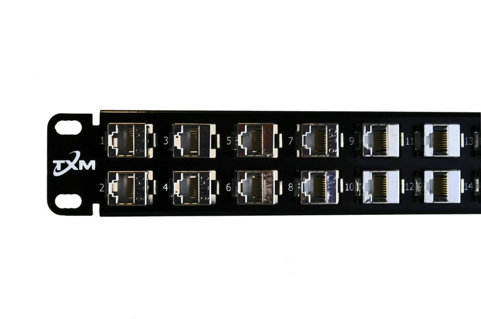 Ethernet - Patch Panels - Cat5e - 32 Port Panels - TXM Manufacturing