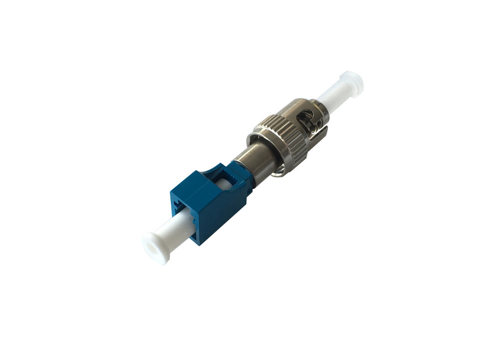 LC Female - ST Male Single Mode Simplex Fiber Optic Adapter - TXM ...