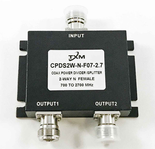 2 Way N Female RF Coax Power Divider, Splitter, Combiner, 50 ohm - TXM ...