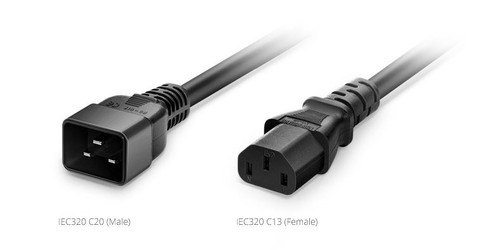 IEC320 C20 to IEC320 C13 14AWG 250V/15A Power Cords - TXM Manufacturing