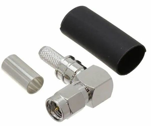 EZ-195-SM-RA-X (3190-6431) QMA MALE RIGHT ANGLE CRIMP/CAPTIVATED ...