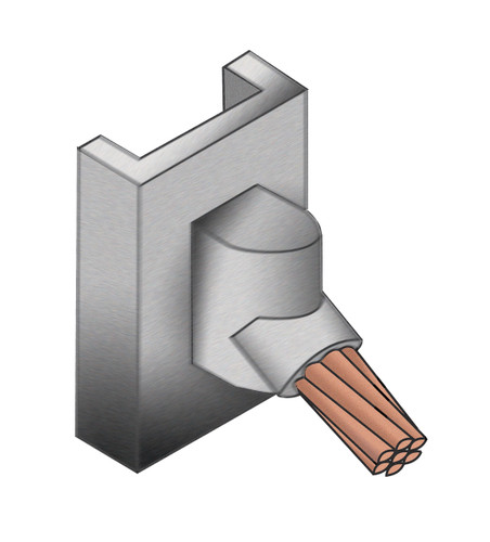 Exothermic Molds - 2 AWG SOLID TO VERTICAL FLAT STEEL CONNECTION ...