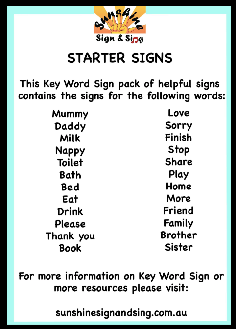 Flashcards - 24 Starter Signs - Buy Flashcards - 24 Starter Signs ...