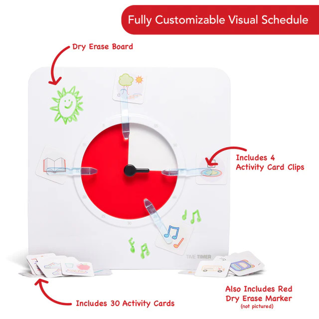 Time Timer 20cm (8 inch) and Visual Scheduler - Buy Time Timer 20cm (8 ...