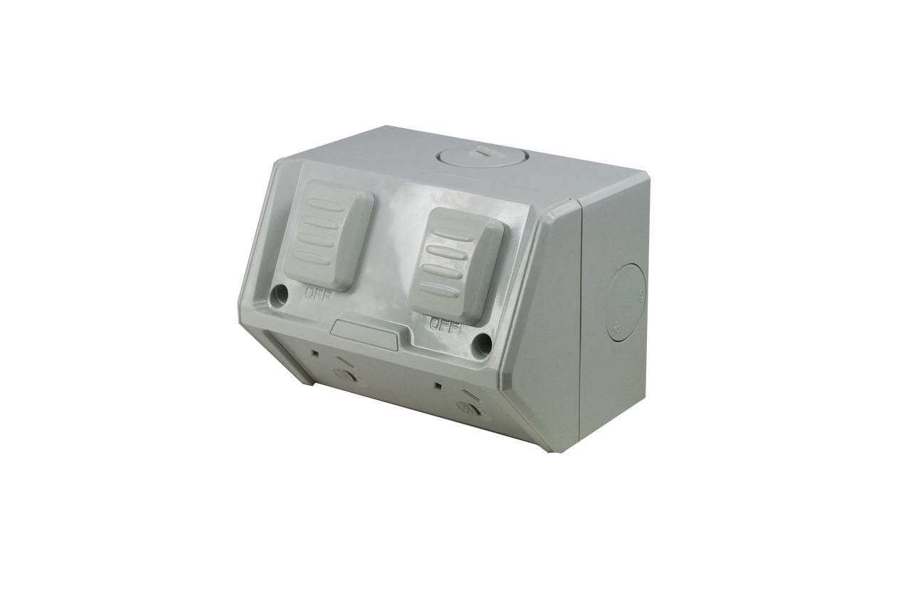 Weatherproof Double GPO IP53 250V 15 Amp - Joysat
