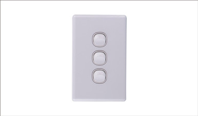 Three Gang Two Way Switch 16Amp Vertical - Joysat