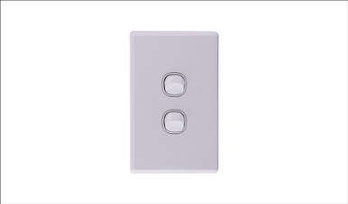 Two Gang Two Way Switch 16Amp Vertical 10 PACK - Joysat