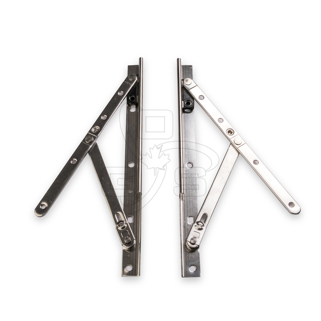 2 Bar, 10" Standard Assembled Casement Hinge (Stainless Steel ...