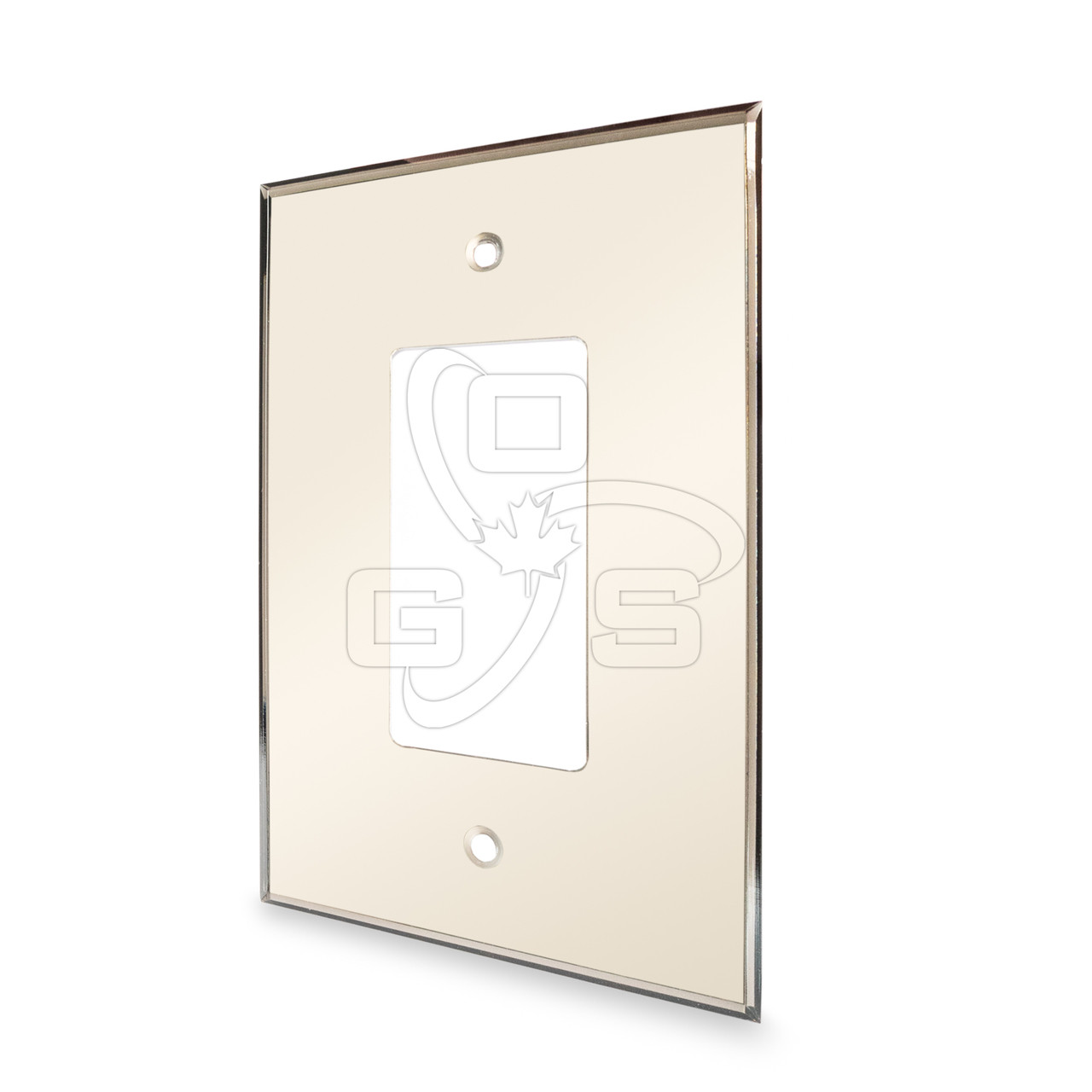 Acrylic Single Rocker Switch Mirror Plate - Ontario Glazing Supplies
