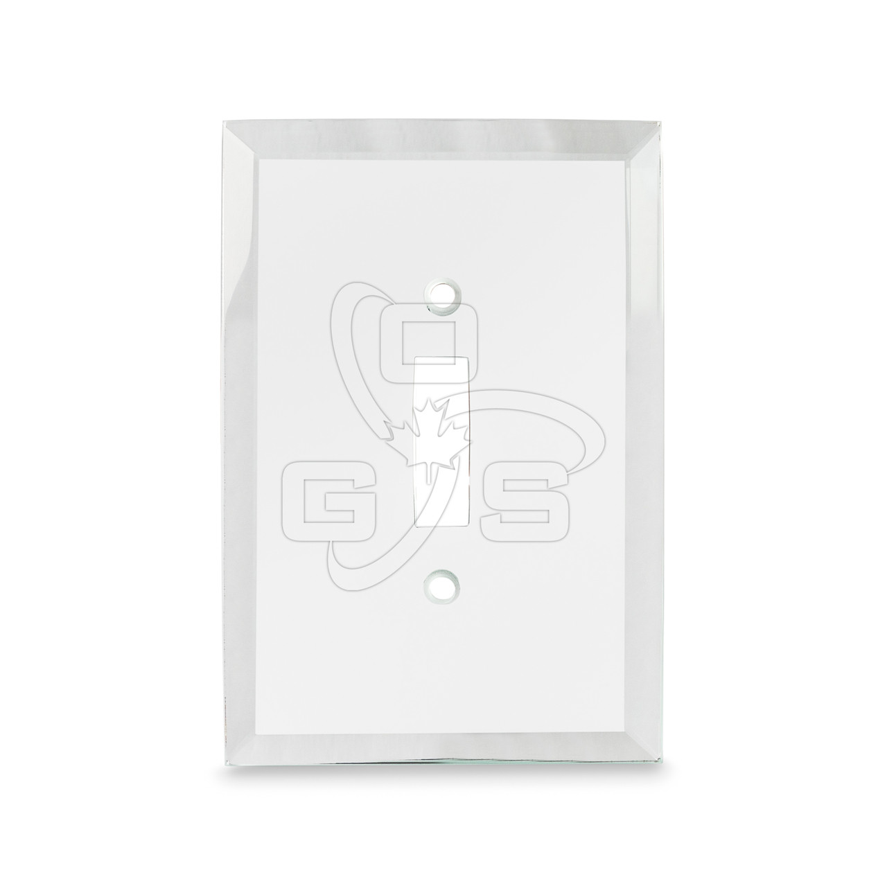Glass Single Toggle Switch Mirror Plate - Ontario Glazing Supplies