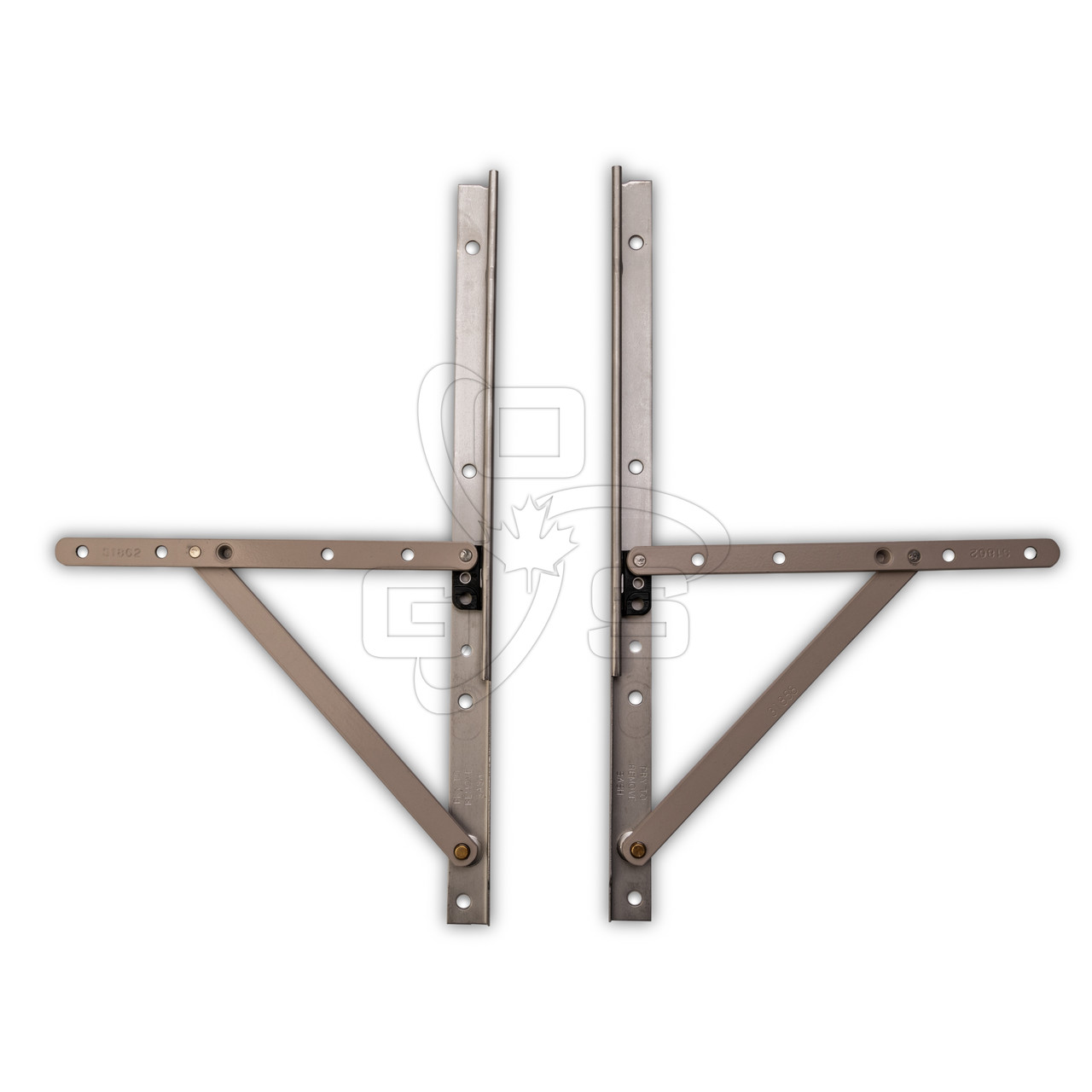 2 Bar, 13" Casement Window Hinge, Maxim Series, WASH - Ontario Glazing ...