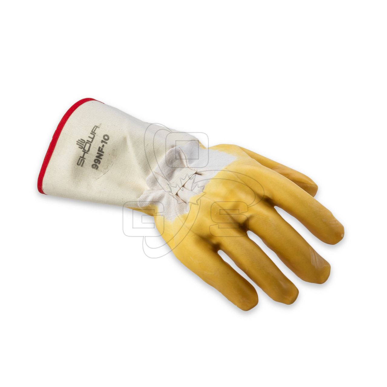 Rubber Coated Gloves (Long Cuff, Smooth Rubber) - Ontario Glazing Supplies