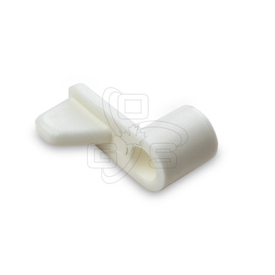 White Plastic Turn Clips, 5/16" - Ontario Glazing Supplies