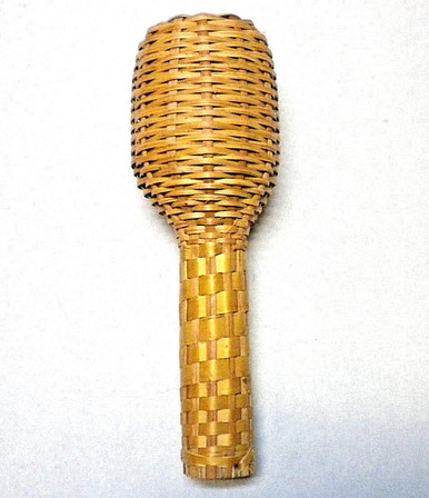 African Straw Shaker Handmade Rattle from Cameroon