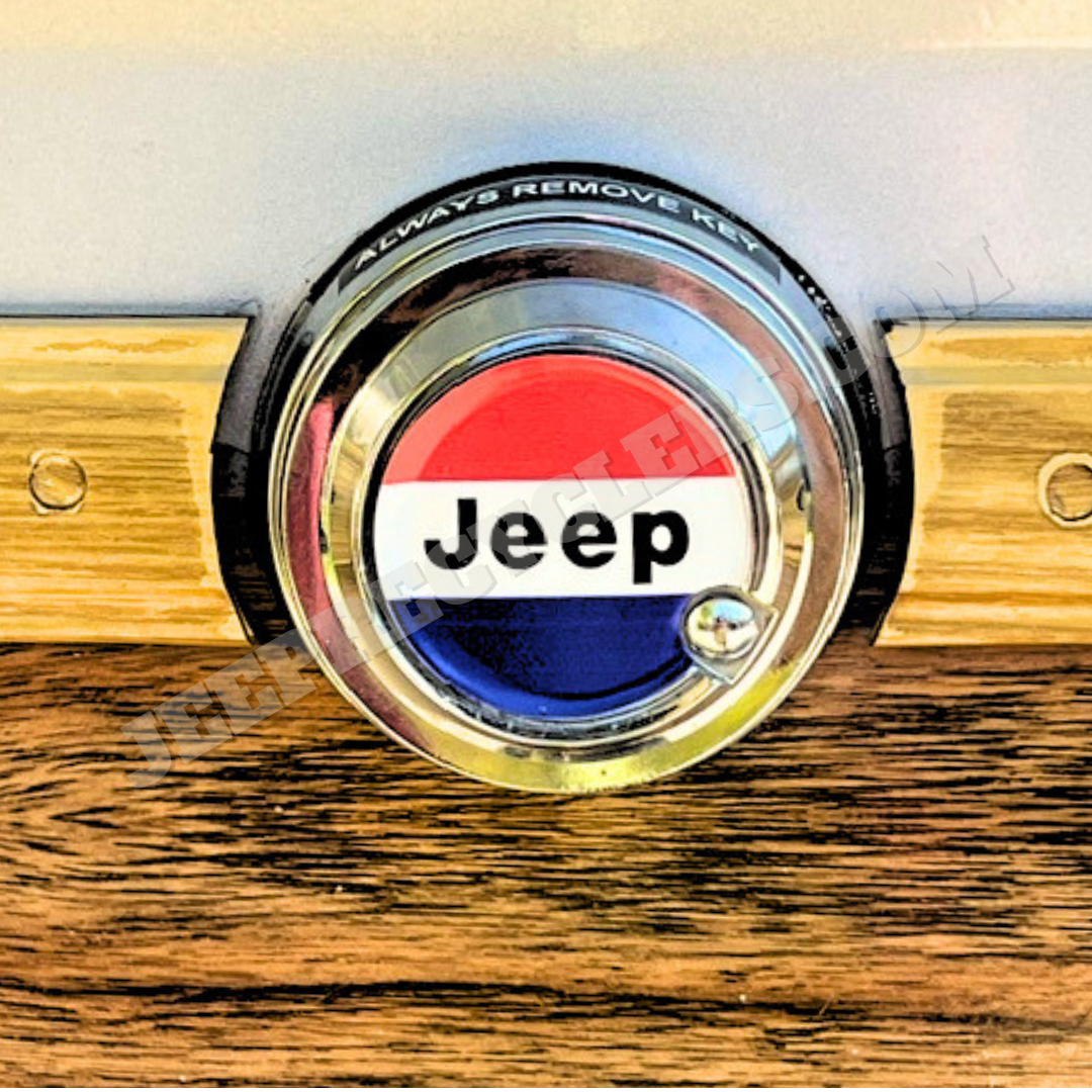 Full Size Jeep Tailgate Key Cover Decal