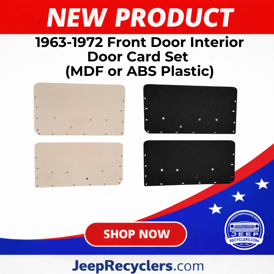1963-1972 Wagoneer, J-Series Truck Front Door Panels