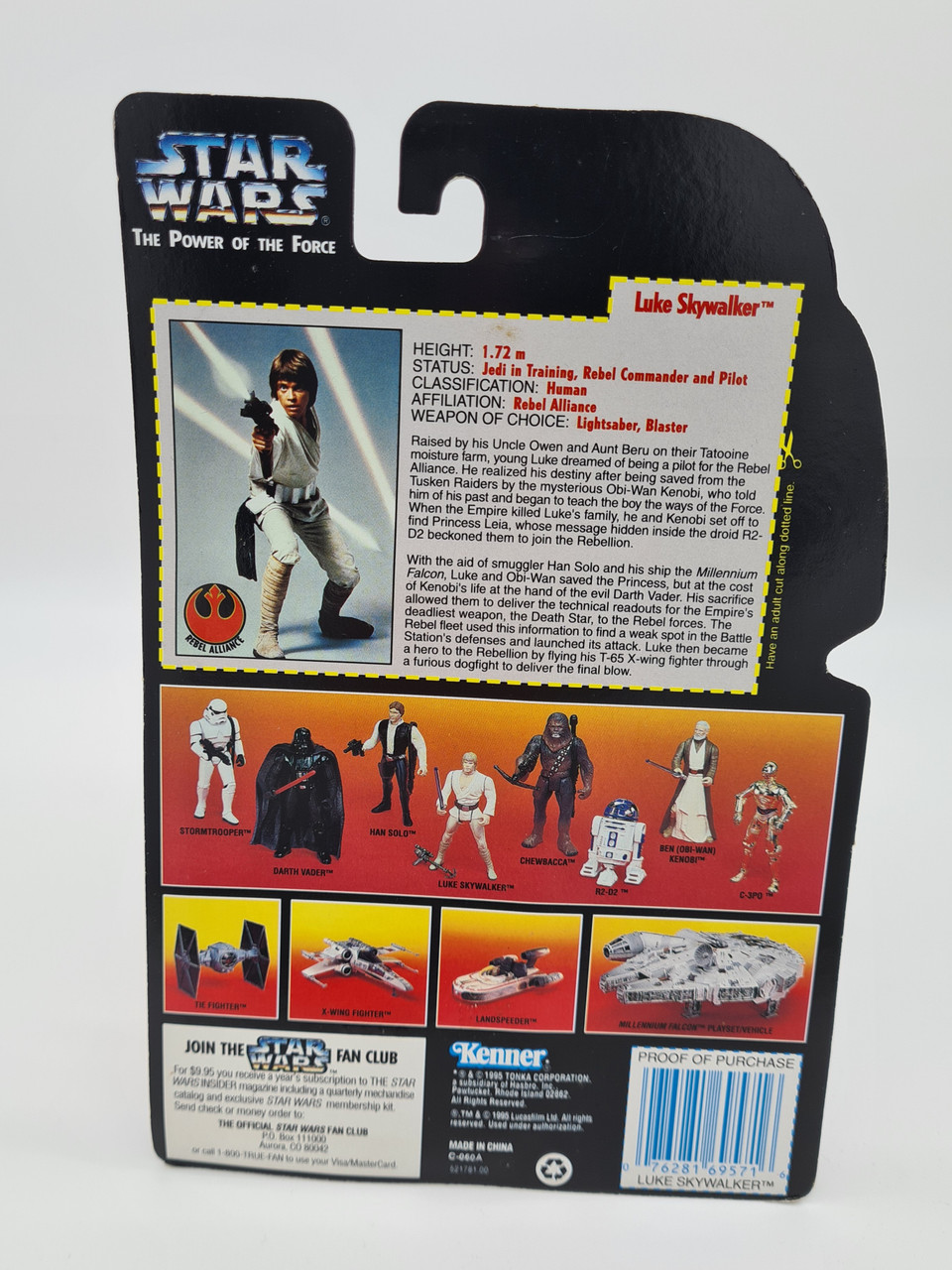 Star Wars - The Power of the Force - LUKE SKYWALKER with Grappling Hook ...