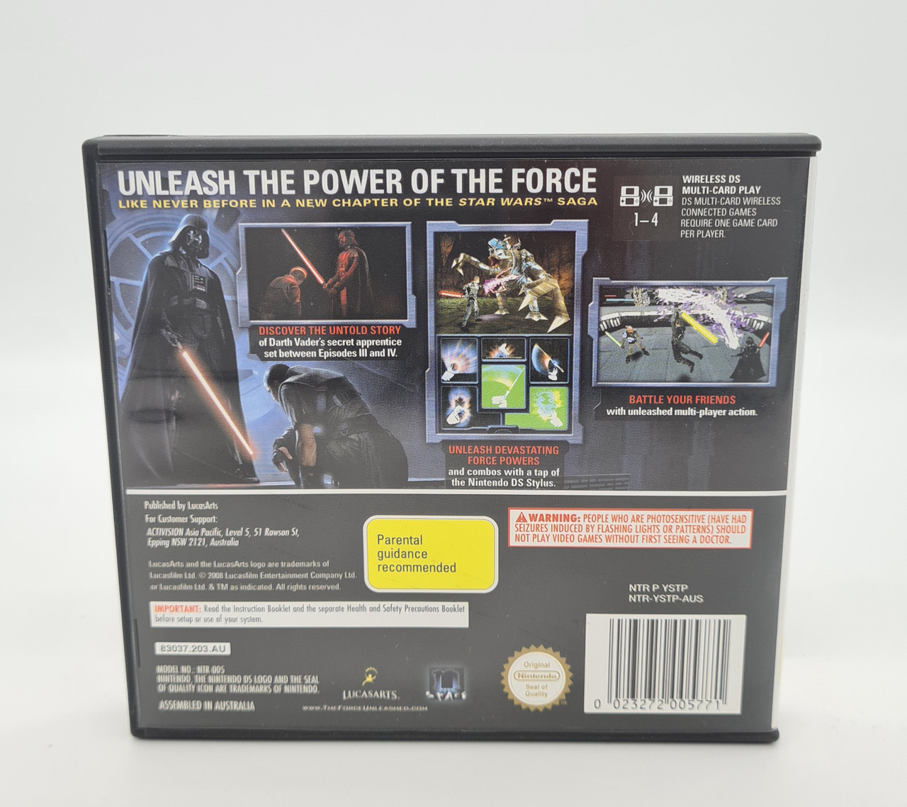 Nintendo DS - Star Wars - The Force Unleashed (2008) - GoatNation