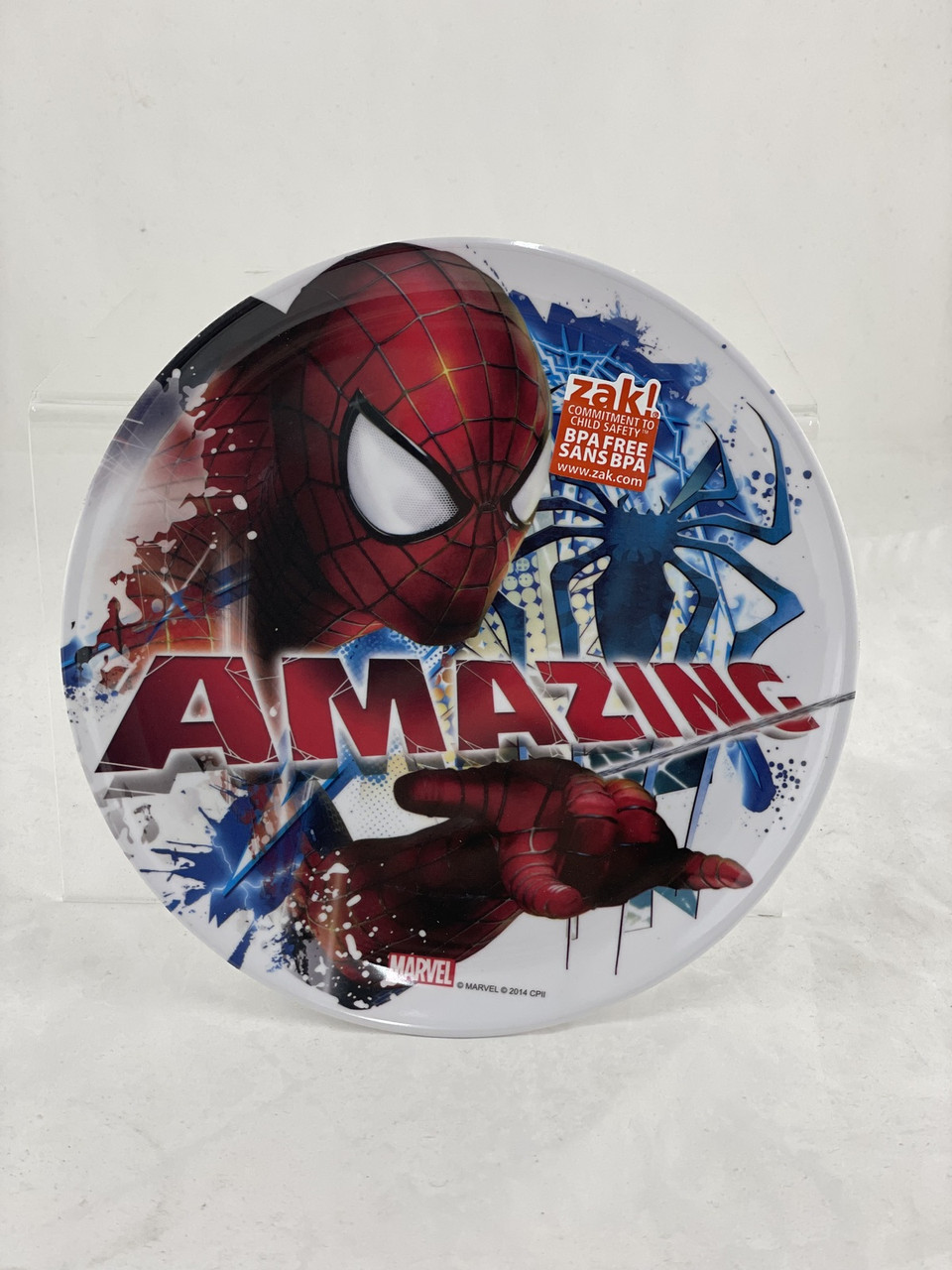 Amazing Spiderman 2 Melamine Round Plate - GoatNation