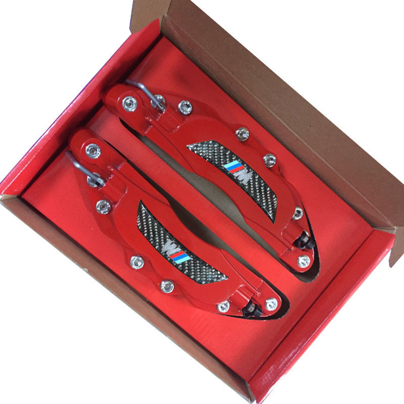 BMW Mpower themed Red Metal Brake Caliper Cover With Carbon M Logo ...
