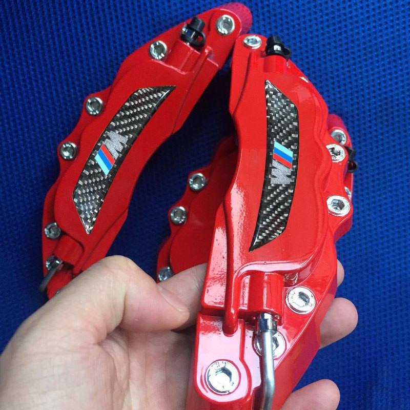BMW Mpower themed Red Metal Brake Caliper Cover With Carbon M Logo ...
