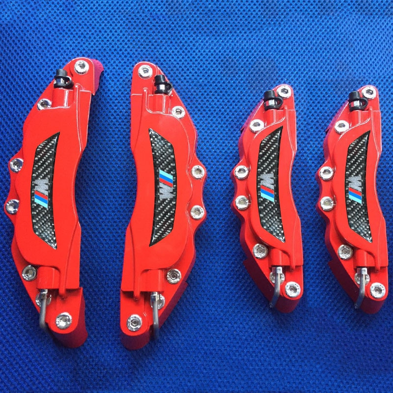 BMW Mpower themed Red Metal Brake Caliper Cover With Carbon M Logo ...