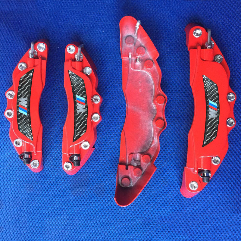 BMW Mpower themed Red Metal Brake Caliper Cover With Carbon M Logo ...