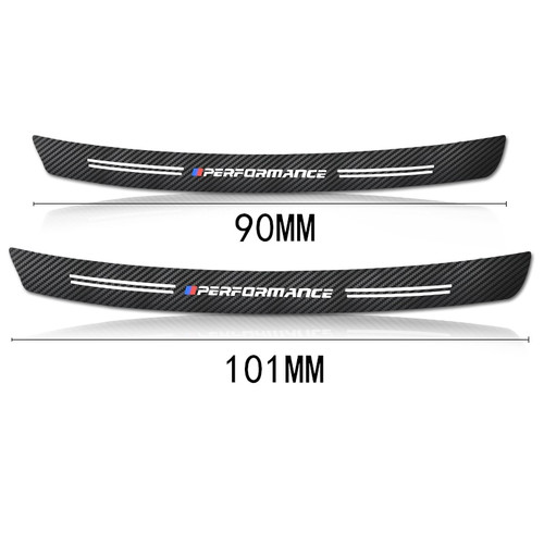3D Carbon fiber M Power M performance car bumper sticker For BMW ...