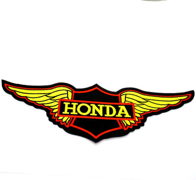 one piecs embroidery badges for HONDA , motorcycles patches , wing ...