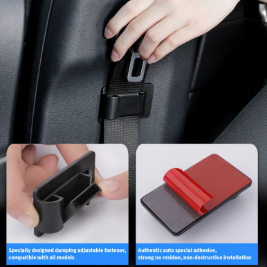 Car Seat Belt Limiter Buckle Stopper Safety Belt Adjusting Clip Non ...