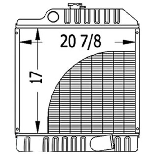 RE70236 | Radiator for John Deere®