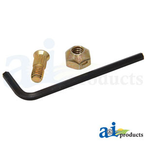 904-525 | (50) 7/32 X 5/8" 60Â° Ctsk Bolt & Nut for Case®