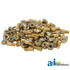 904-525 | (50) 7/32 x 5/8" 60Â° CTSK Bolt & Nut for New Holland®