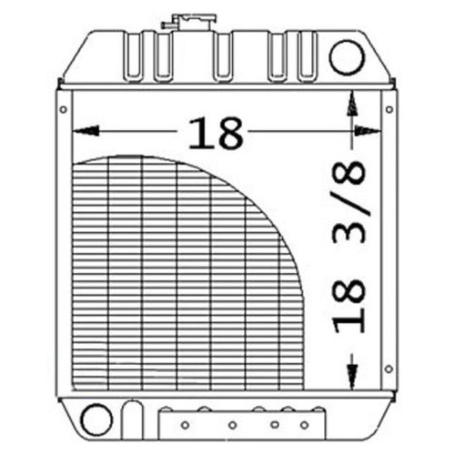 86534248 | Radiator for New Holland®
