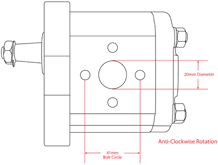 5129488 | Pump, Hydraulic (42 Litres/Min.) for New Holland®