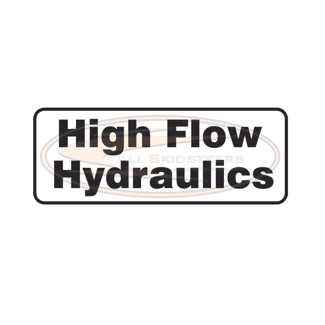 High Flow Decal for Bobcat® Skid Steers | Replaces OEM # 7120693 - All ...