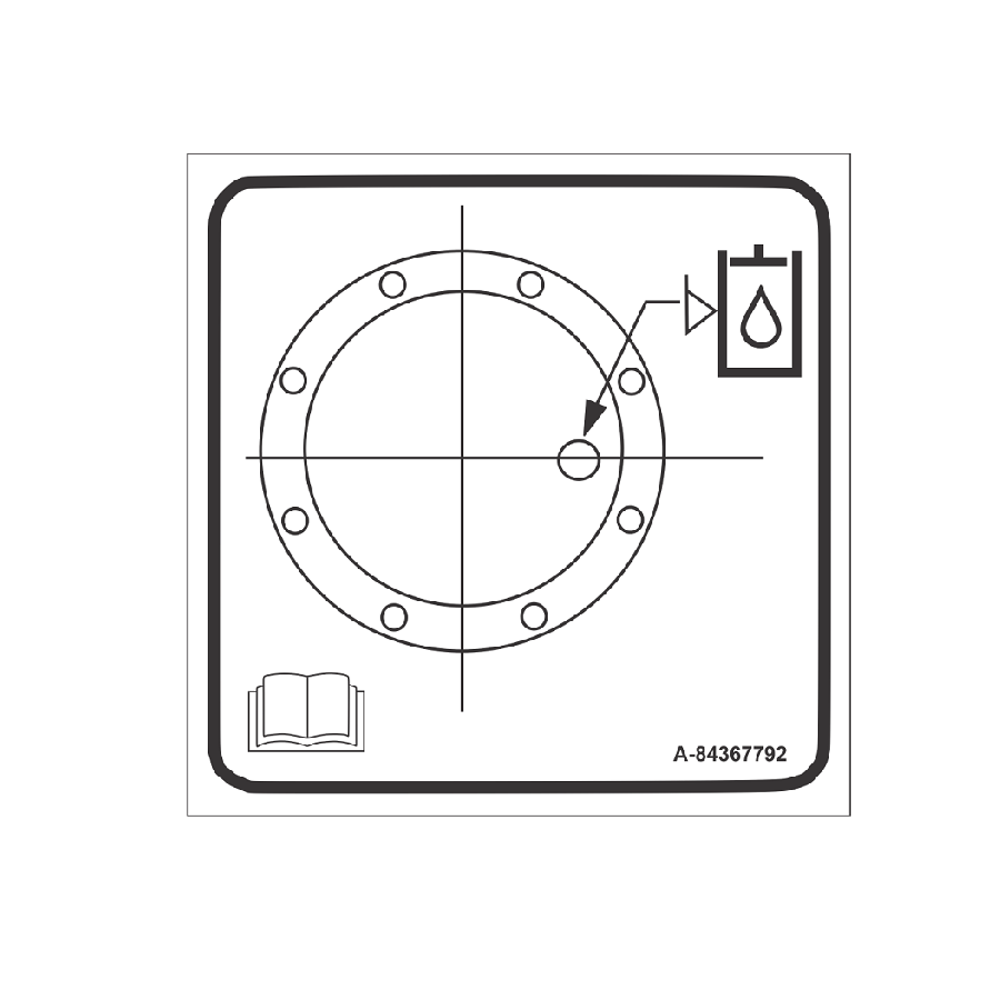 84367792 | Oil Fill Decal for New Holland®