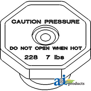 AL38374 | Cap Radiator (7 lb.) for John Deere®