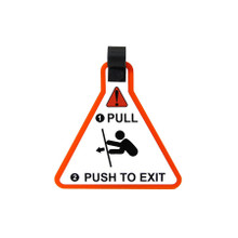 87026871 | Emergency Window Exit Tag for Case®