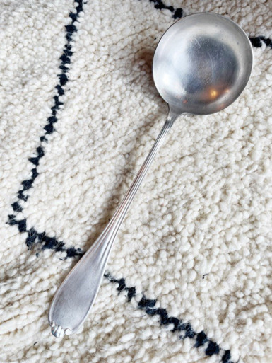Antique Silver Plated Serving Ladle from Royal Picardy Hotel in Le ...