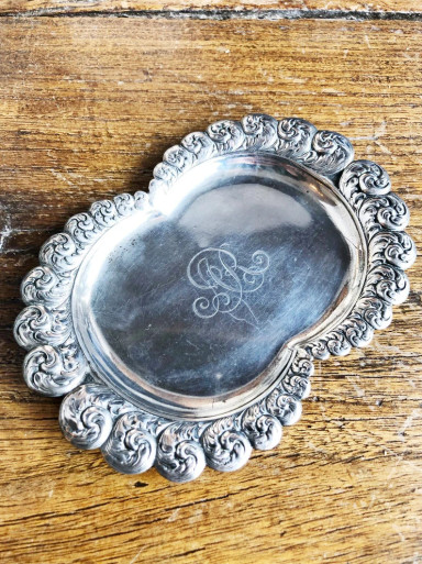 1901 Tiffany & Co Sterling Tray for Alta Rockefeller - Batterby House
