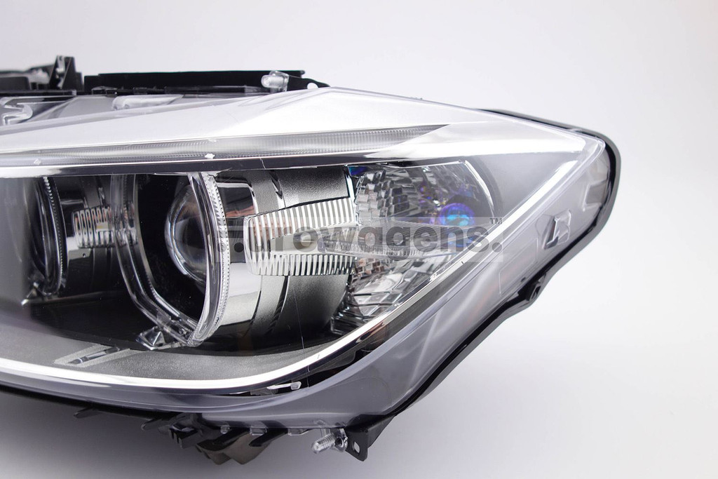 Xenon look headlights set chrome BMW 3 Series F30 11-14