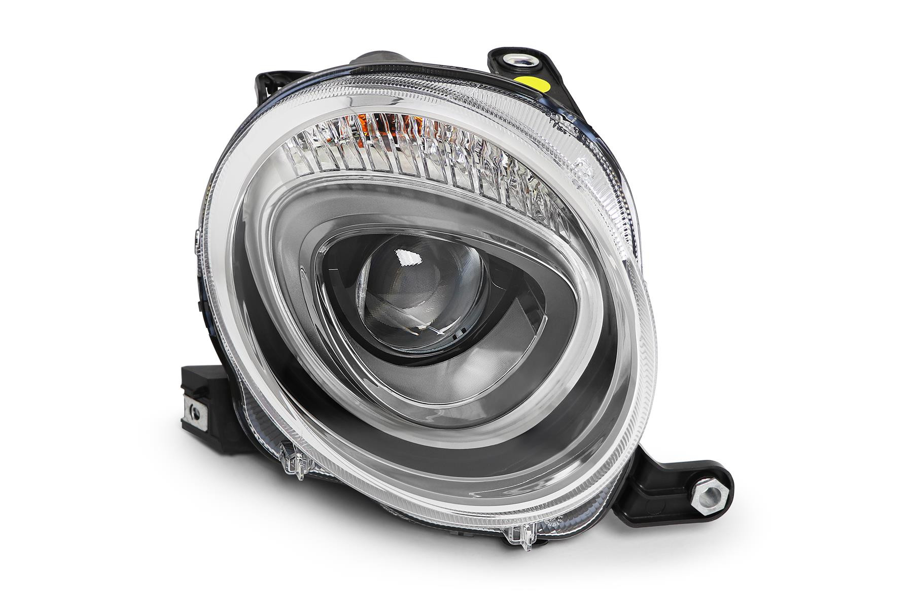 Headlight right Fiat 500 15-18