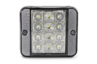 Reverse light square LED clear Universal Car Van Tipper Horsebox ...