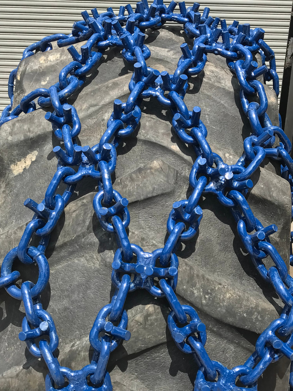 18.4-34 Tire Chains Studded Diamond 5/8"
