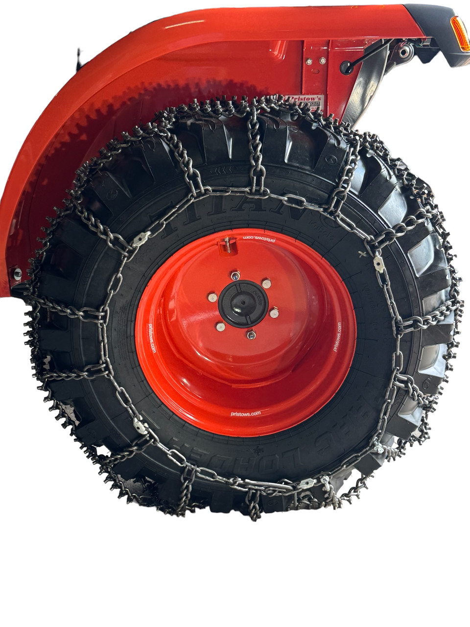 20.5-25 Tire Chains 11mm Studded Diamond Stud