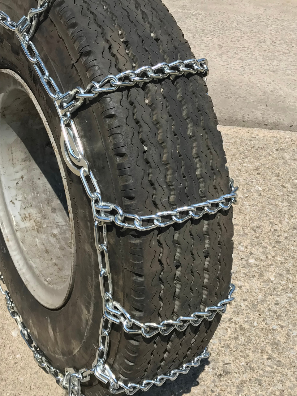 275/75-22.5 Tire Chains Round with Cams