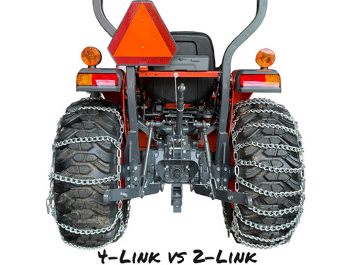 Lawn Chains 2 Link TIRE Chains & TENSIONERS 26X12X12 For Kubota Lawn ...