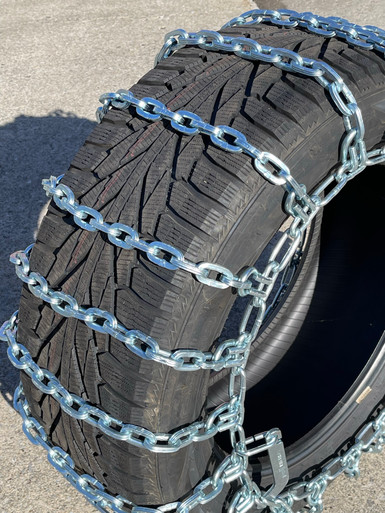 315/75-16 Tire Chains Pewag Made in USA Two Link 7 mm Square